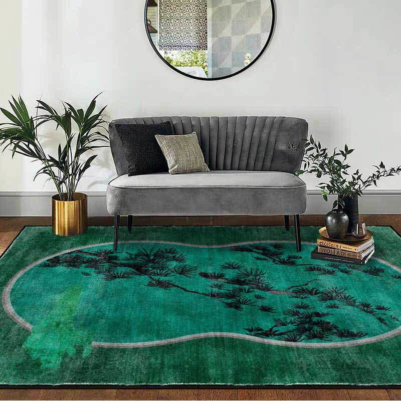 Retro Pine Tree Foldable Area Rug – au.ownkoti